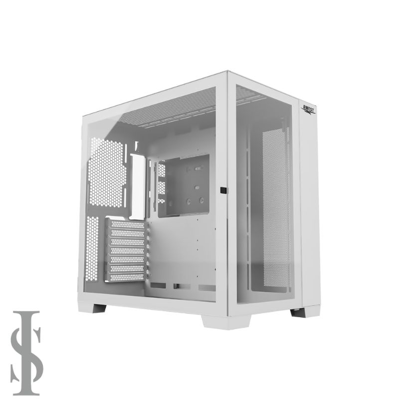 کیس گیمینگ اوست مدل AWEST GT-AQ14-MW با طراحی زیبا و مدرن و